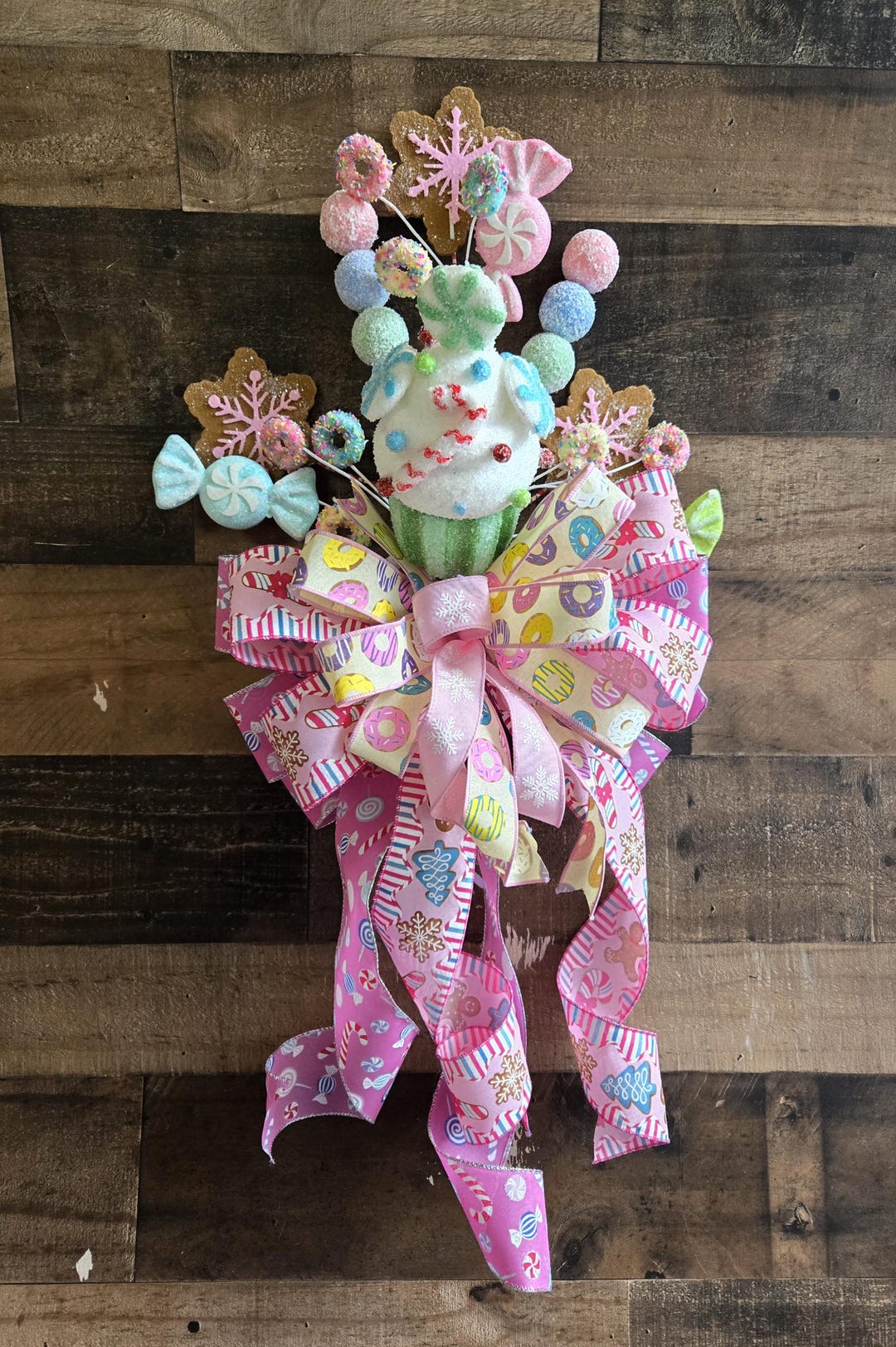 Topper de árbol Candyland, topper de árbol de dulces de Navidad, extra ...