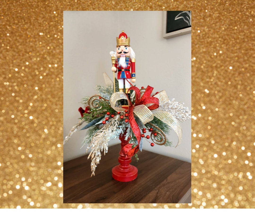 Nutcracker Candleatick Centerpiece,tall Nutcracker Table Decor,royal ...