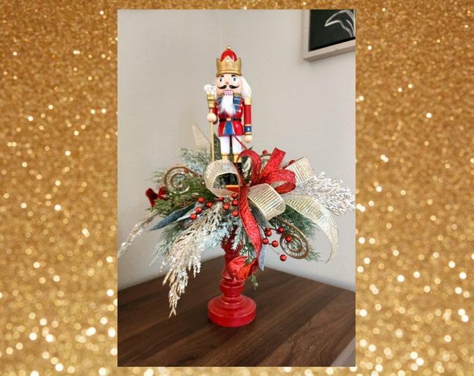 Nutcracker Candleatick Centerpiece,tall Nutcracker Table Decor,royal ...