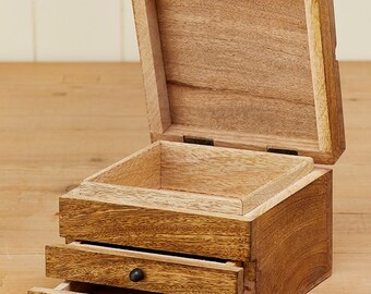 Carved Jewelry Box - Etsy UK