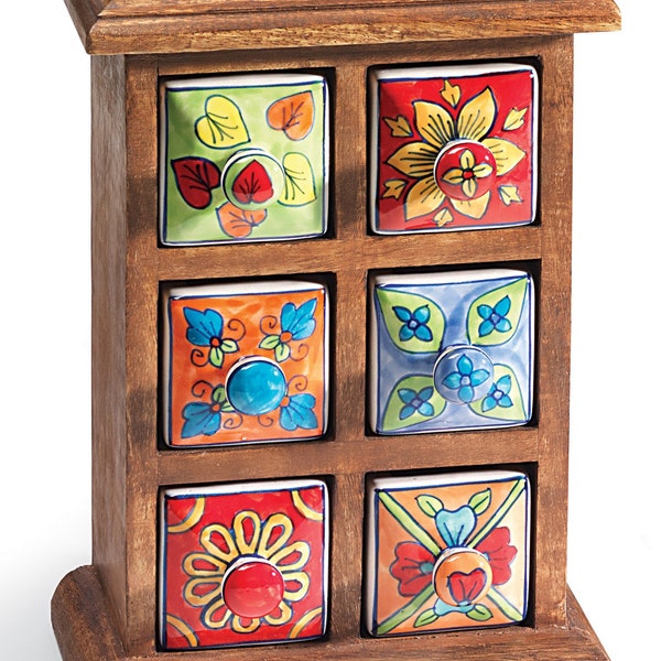 Ceramic Spice Box - Etsy