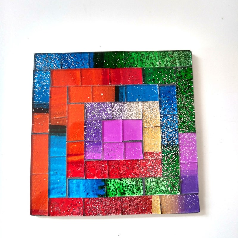 Mosaic Coaster - Etsy