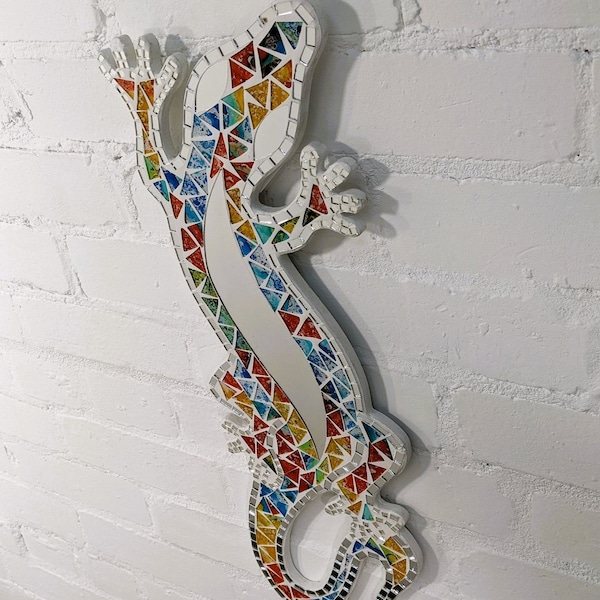 Mosaic Gecko - Etsy UK