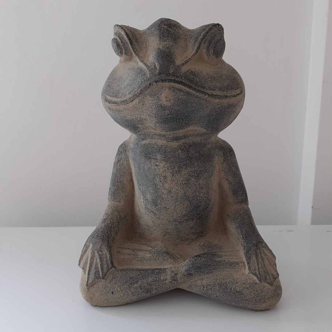 Frog in Yoga Position. 19cm - Etsy