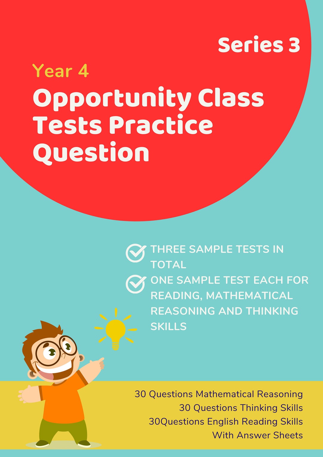 Year 4 Opportunity Class (OC) Practice Test-mathematical , Thinking ...