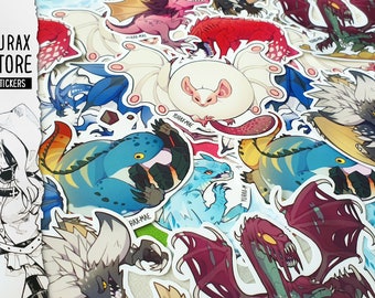 Monster Hunter World Stickers - Etsy
