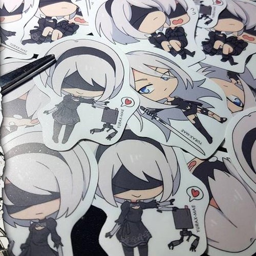Nier:automata 9S & 2B Print - Etsy