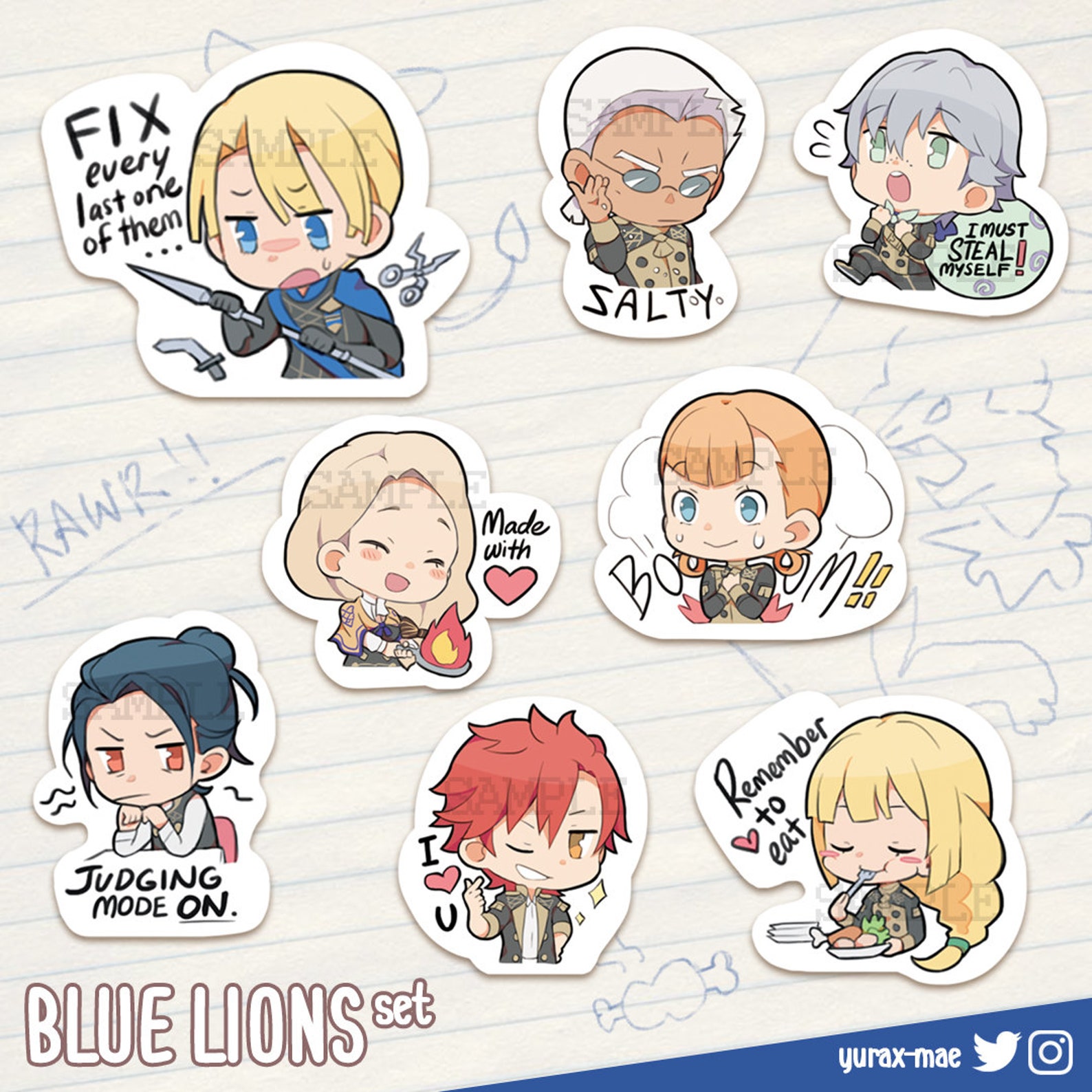 FE3H Meme Stickers - Etsy
