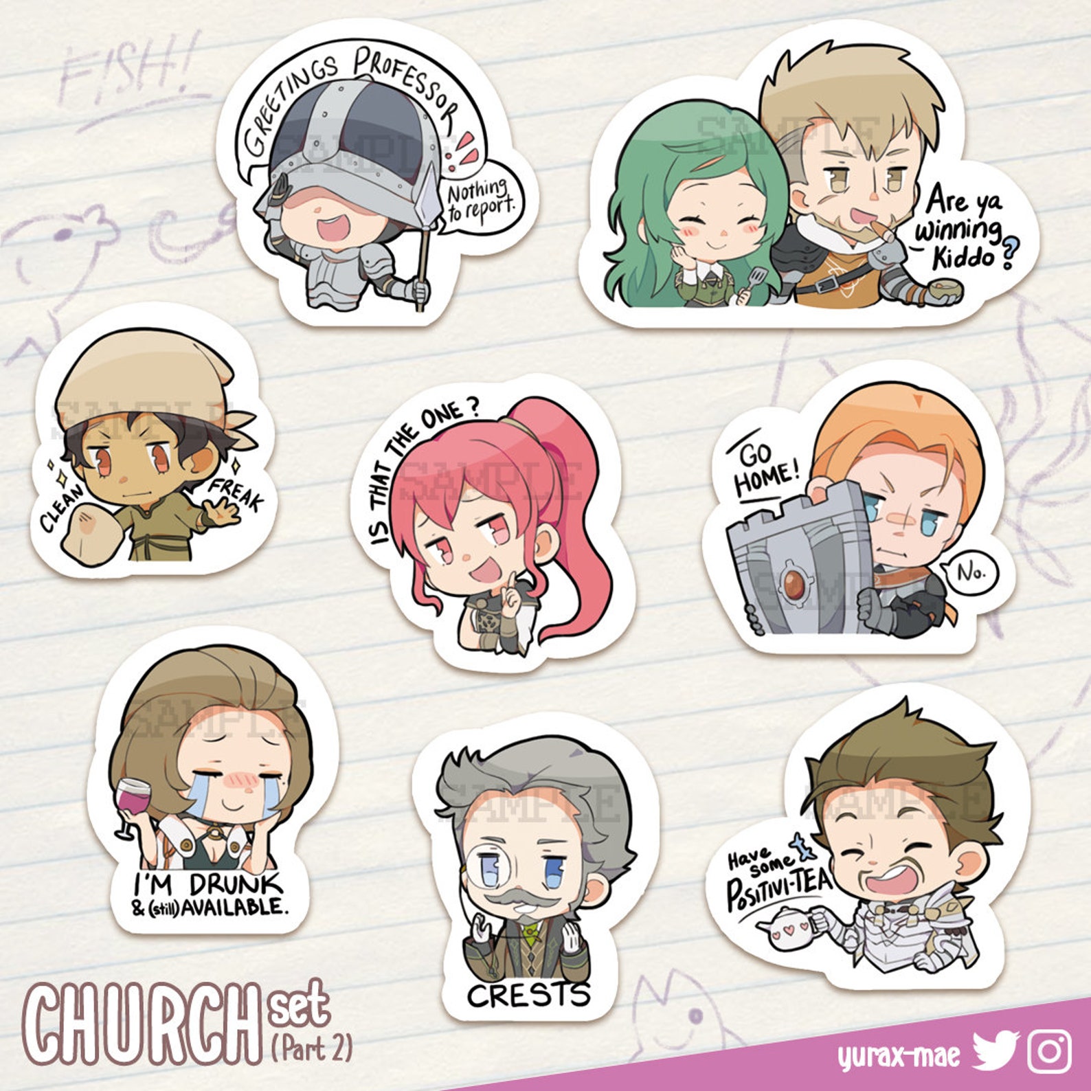 FE3H Meme Stickers - Etsy