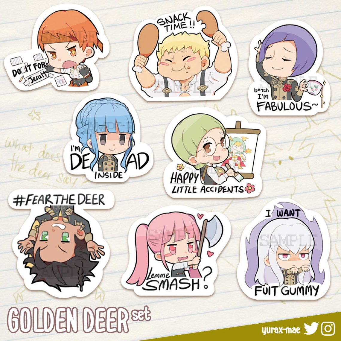 FE3H Meme Stickers - Etsy