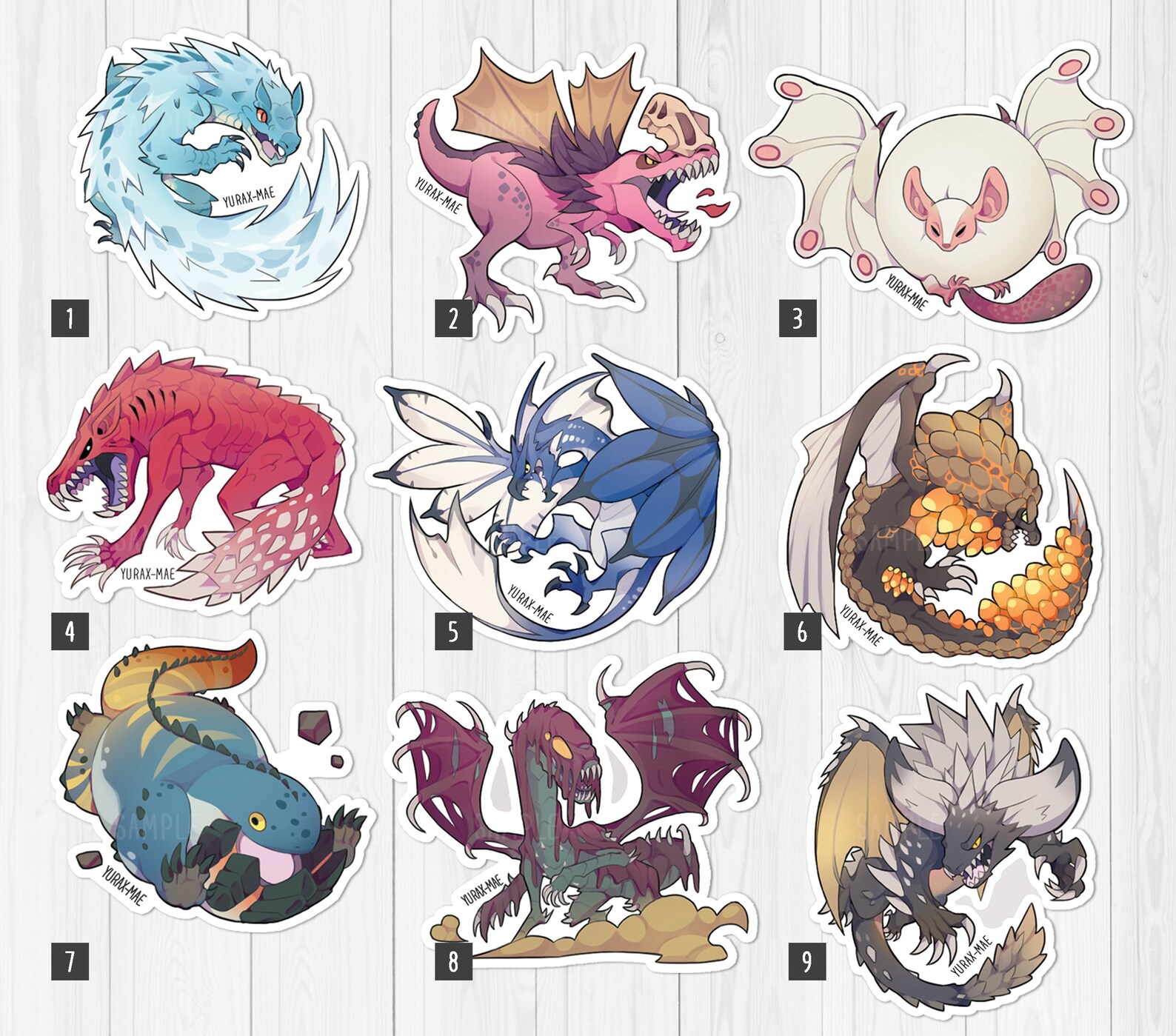 Monster Hunter World Stickers | Etsy