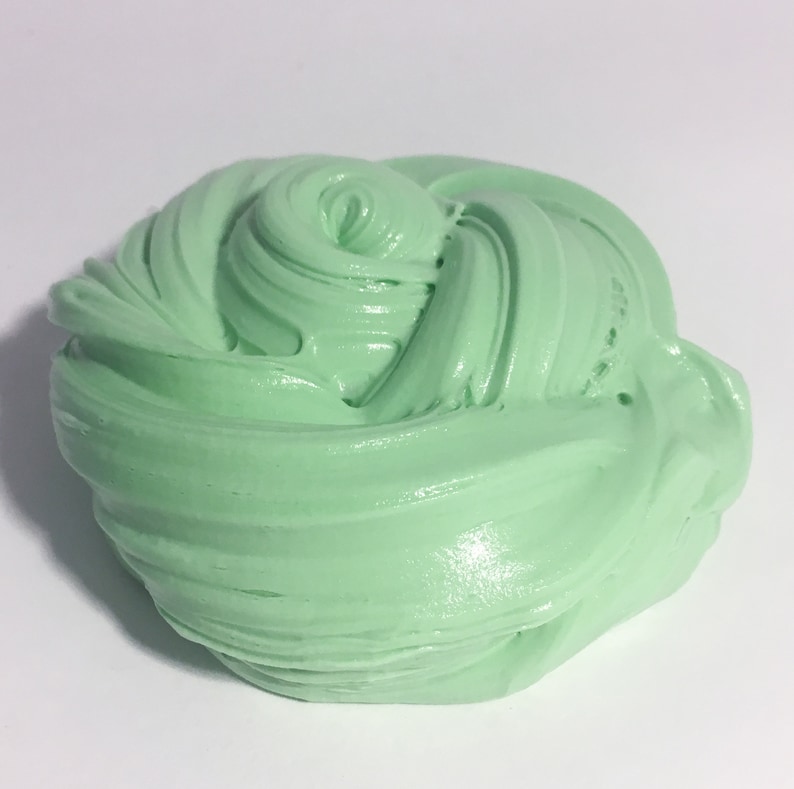 GREEN Butter Slime - Fluffy Apple Green Slime - Kids Play Fun ...