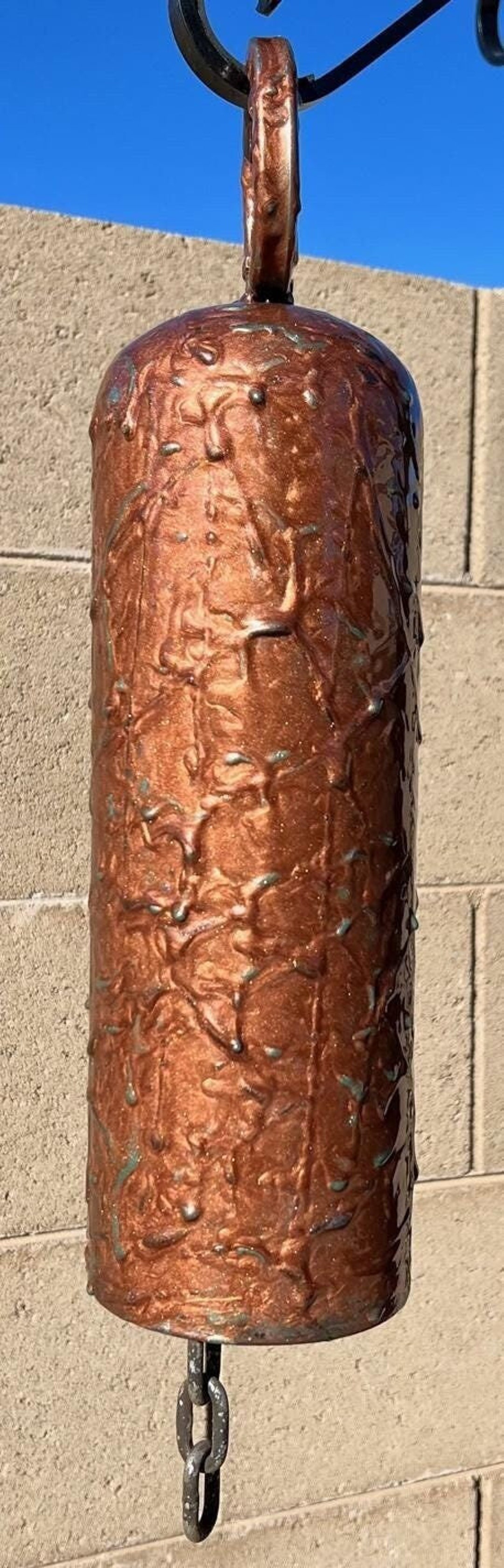 Steel Cylinder Bell Ranch Bell Dinner Bell Anniversary Rustic Gong ...