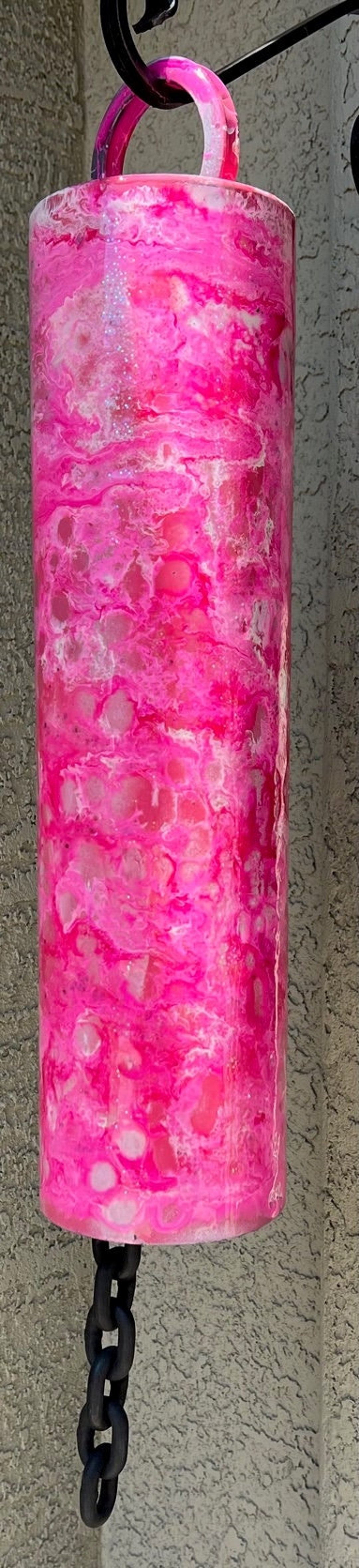 Steel Cylinder Bell Ranch Dinner Rustic Gong Entry Wind Chime Gender ...