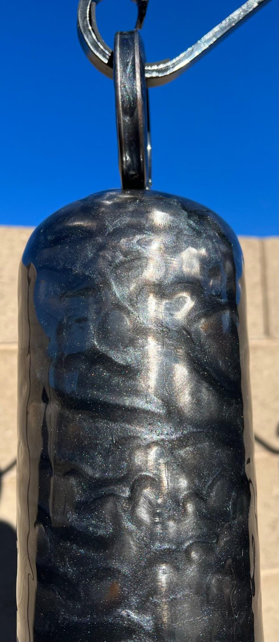 Steel Cylinder Bell Ranch Bell Dinner Bell Rustic Gong Entryway Bell ...