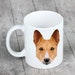 Basenji Enjoying a Cup With My Pup a Ceramic Mug for Dog - Etsy