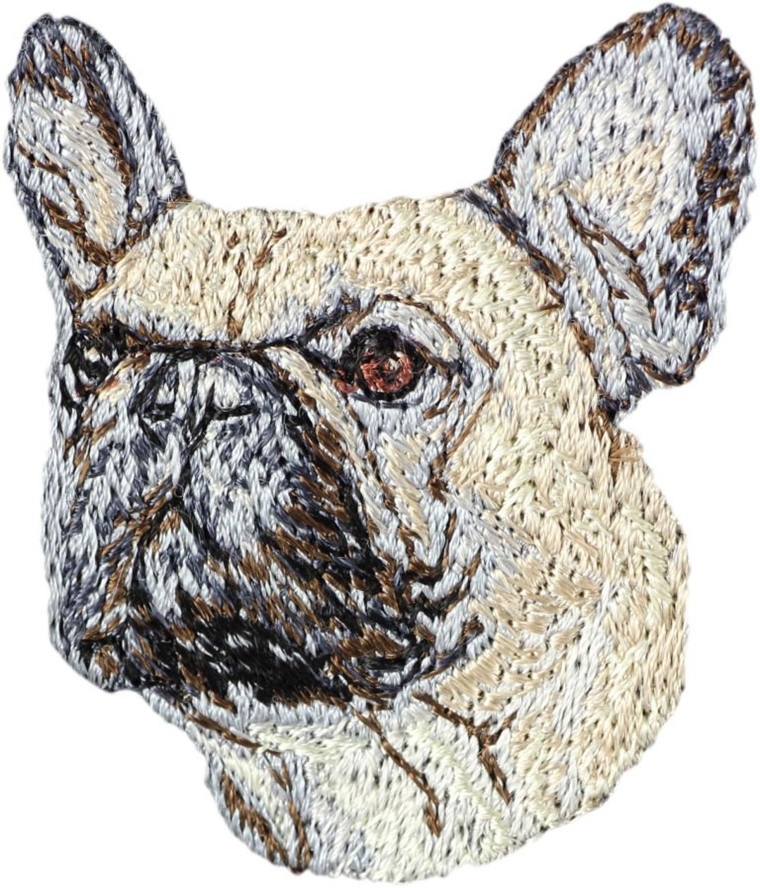 French Bulldog Patch, Embroidered Tab, Patch With a Dog, Sew on Patch ...