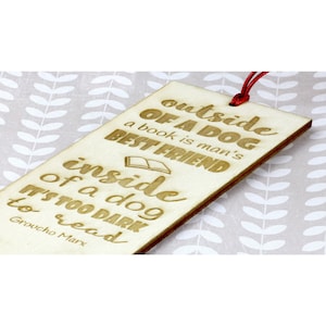 Pointer Bookmark, Engraved Bookmark With a Dog, Custom Bookmark ...