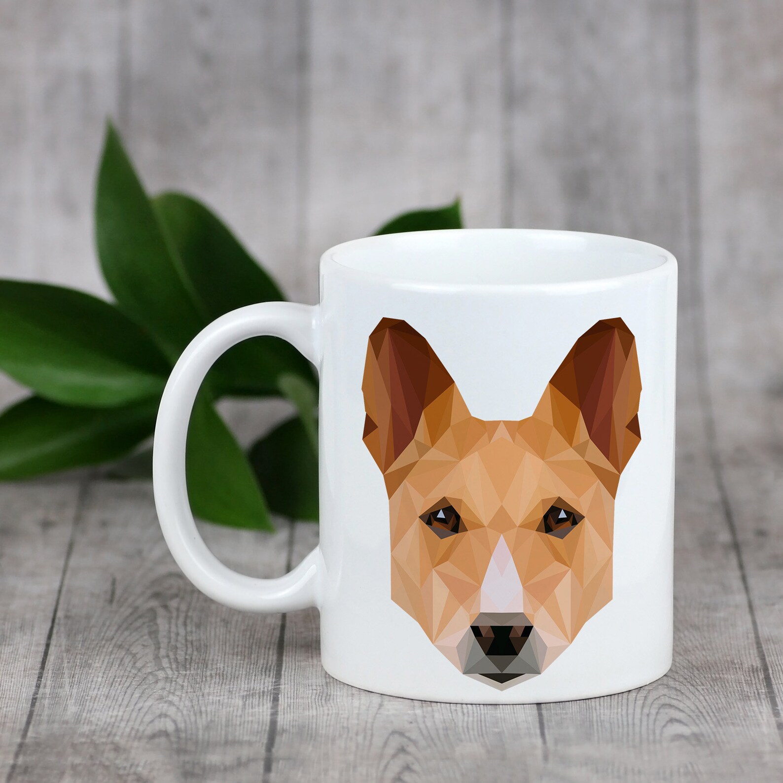 Basenji Enjoying a Cup With My Pup a Ceramic Mug for Dog - Etsy