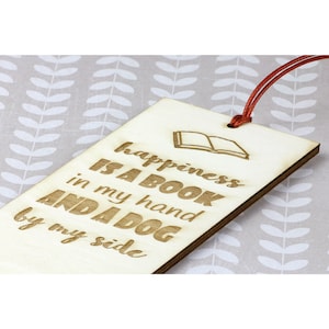 Pointer Bookmark, Engraved Bookmark With a Dog, Custom Bookmark ...