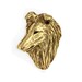 Sheltie Head Pin, Gold Plated Brooch, Elegant Dog Lover Accessory, Pin ...