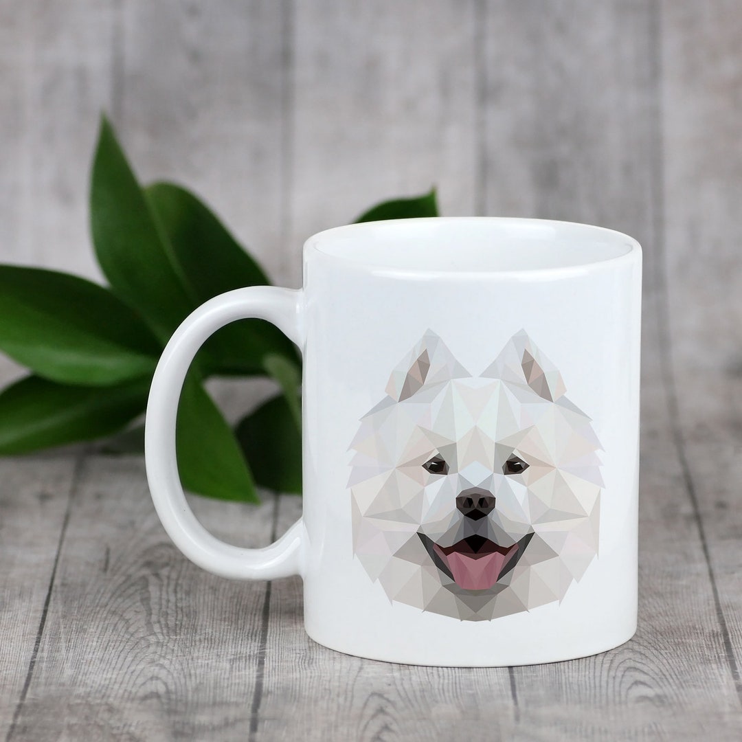Samoyed Enjoying a Cup With My Pup, a Ceramic Mug for Dog Lovers ...
