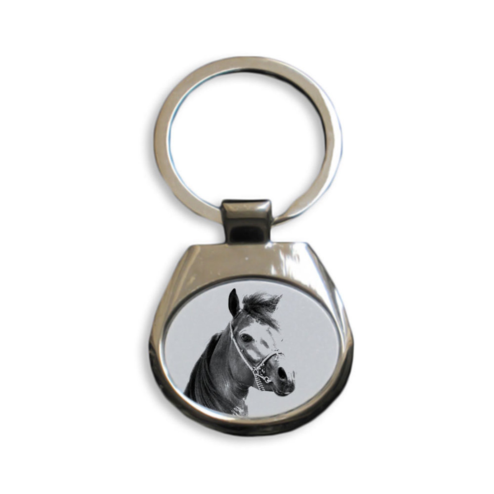 Arab Horse Keyring Keychain With a Horse Key Ring Metal Key - Etsy
