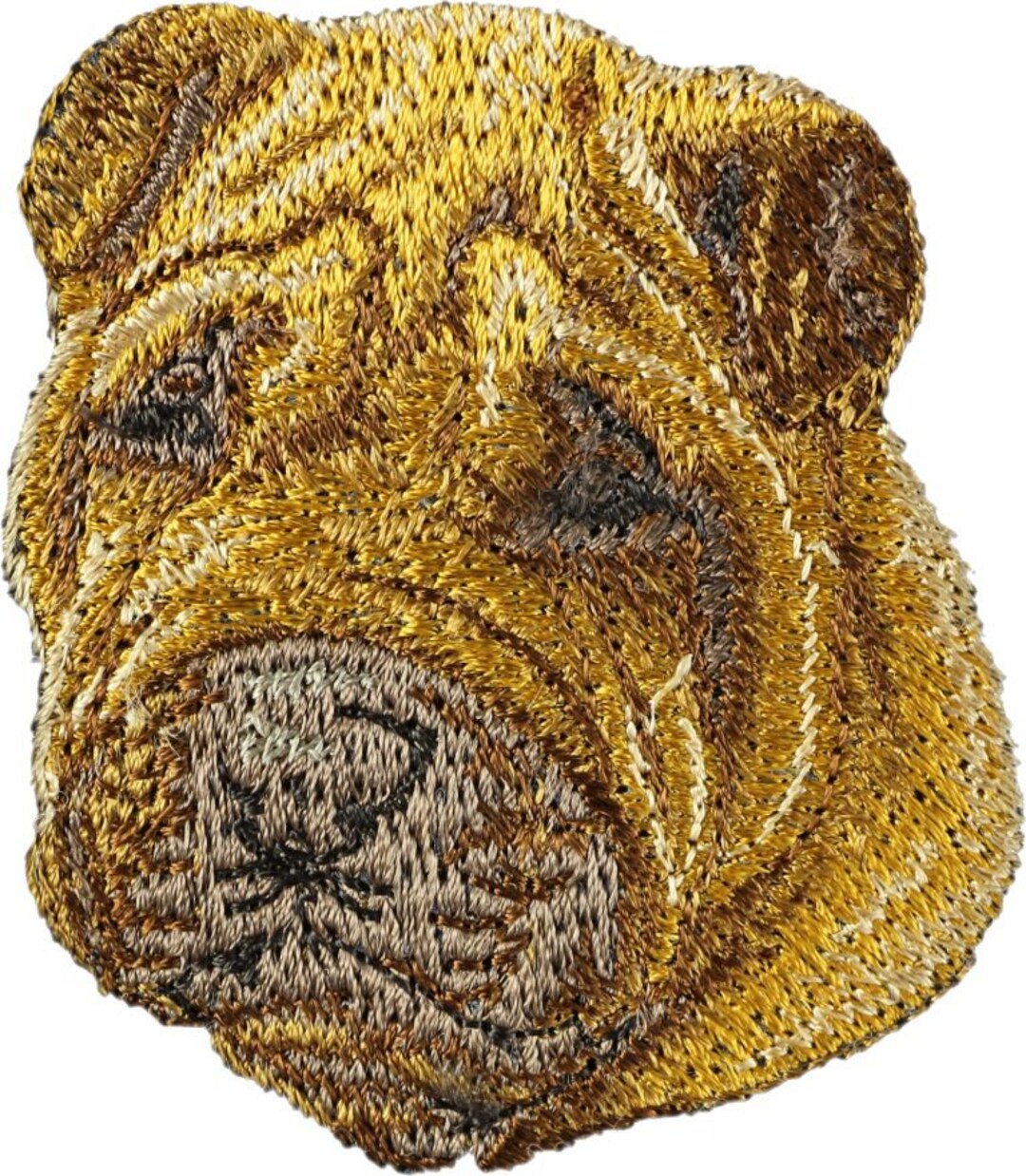Shar-pei Patch, Embroidered Tab, Patch With a Dog, Sew on Patch, Dog ...