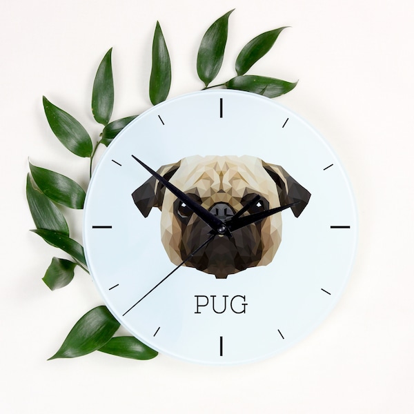 Pug Clock - Etsy