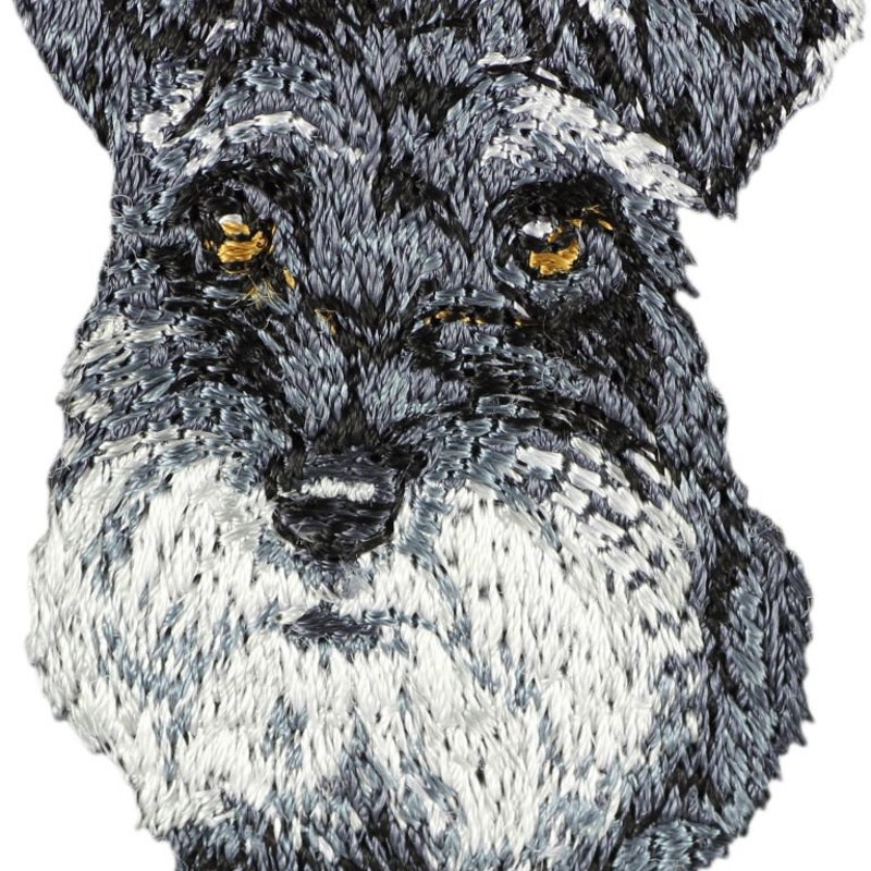 Schnauzer Patch - Etsy