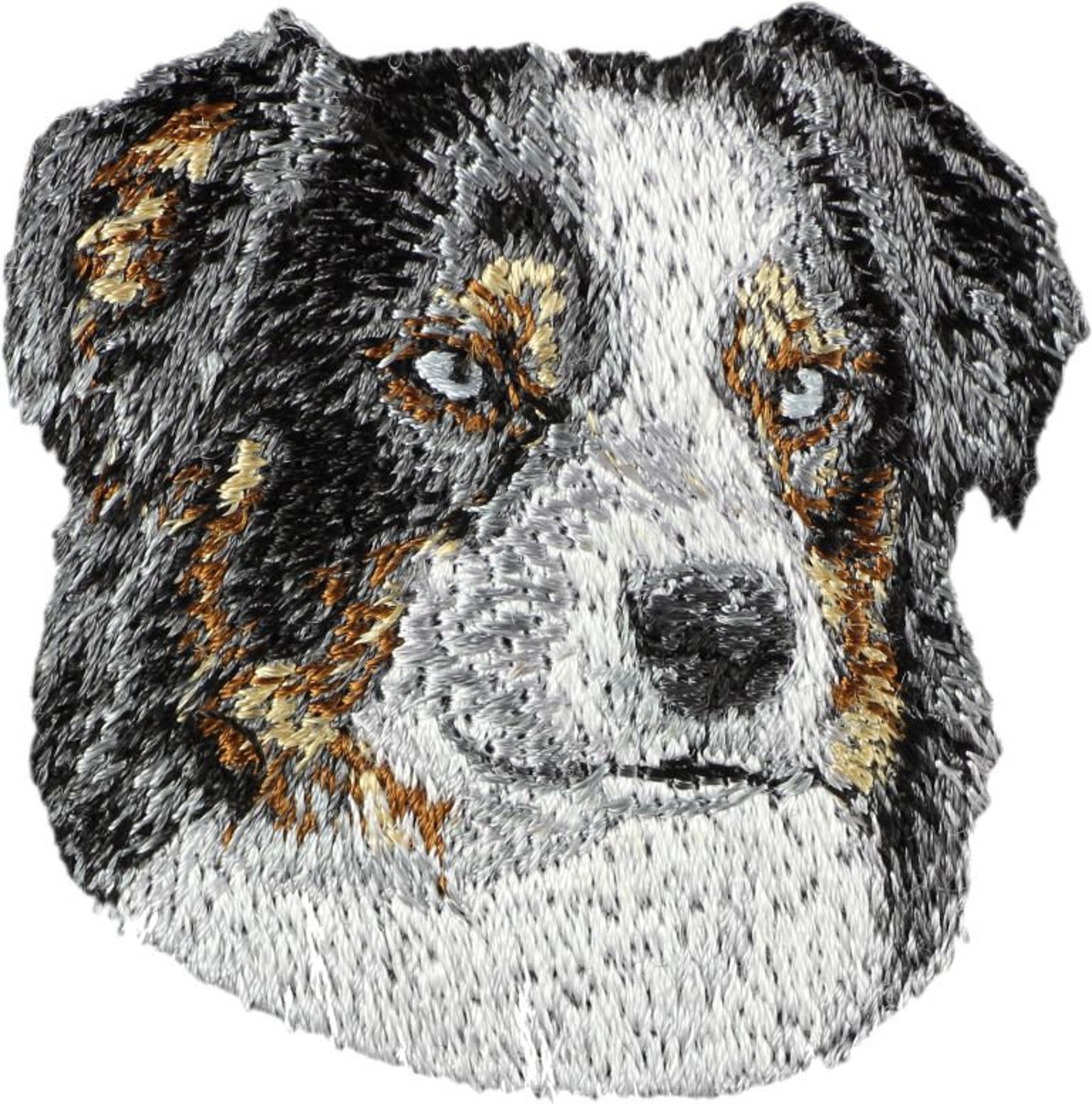 Australian Shepherd Patch Embroidered Tab Patch With a Dog - Etsy