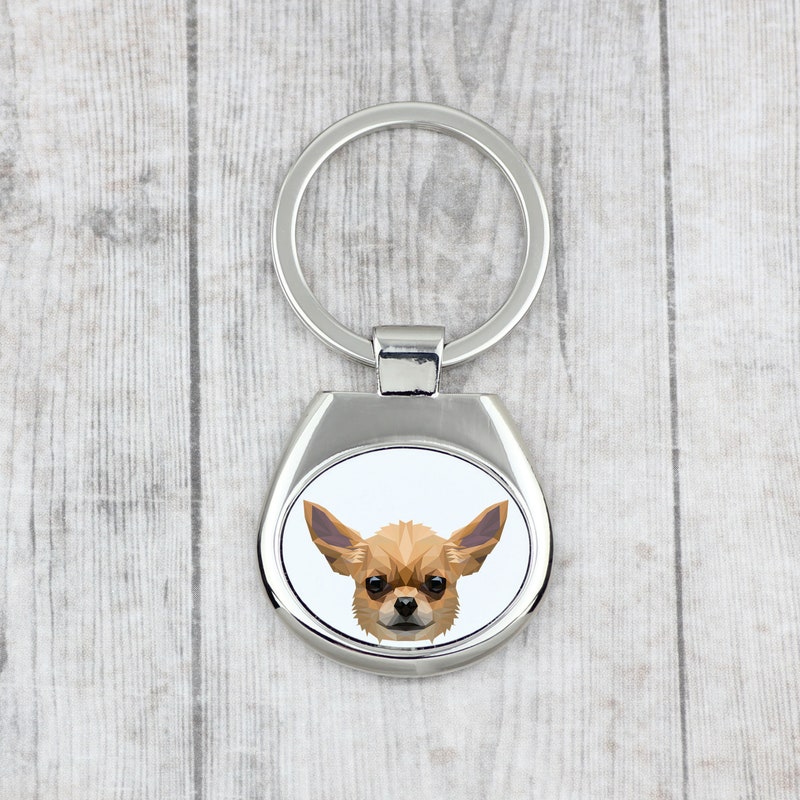 Chihuahua Metal Keyring - Etsy