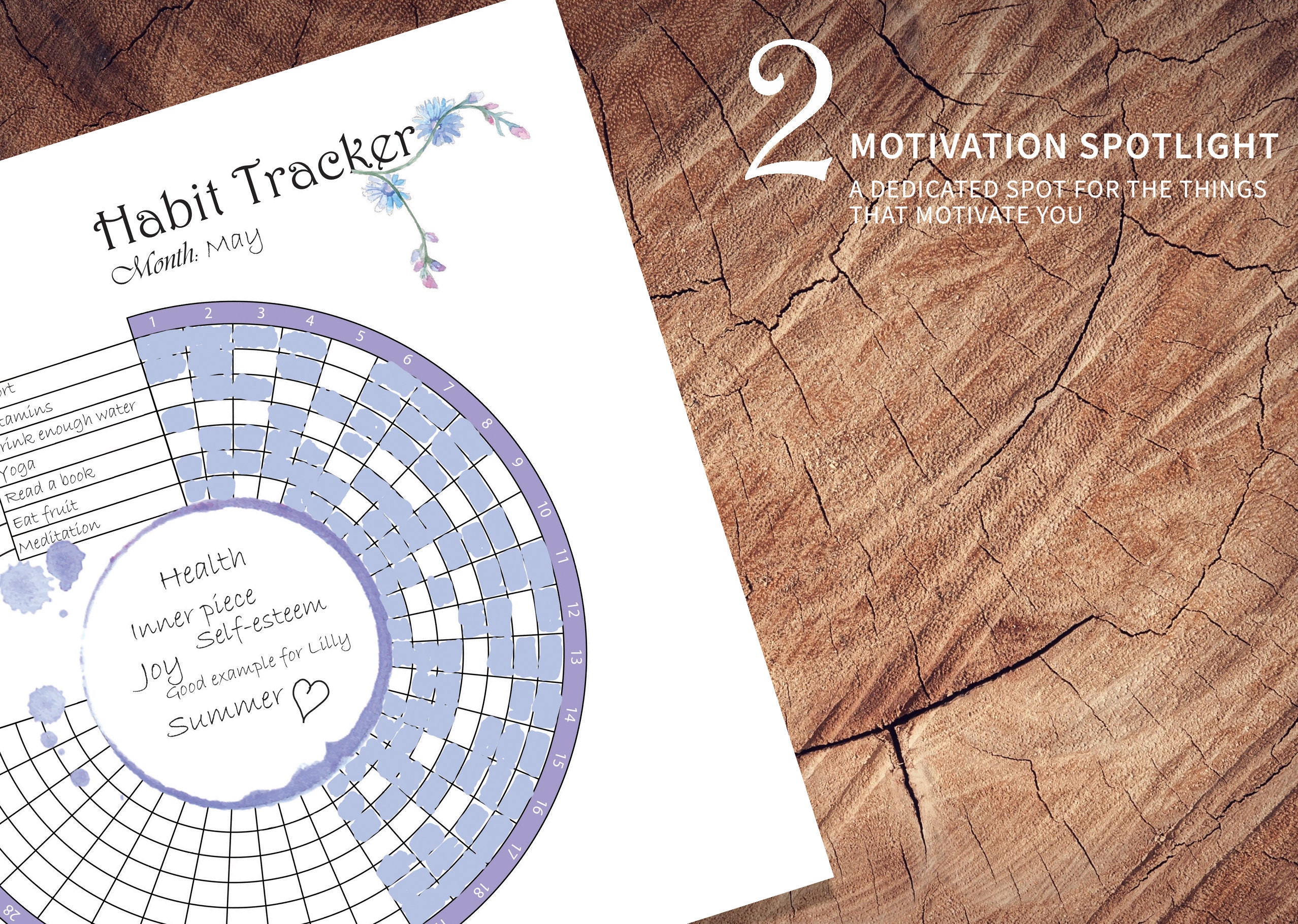 Monthly Printable Habit Tracker | Instant Download | Letter ...