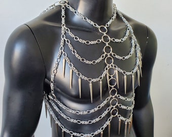 Body Chain Men Harness - Etsy