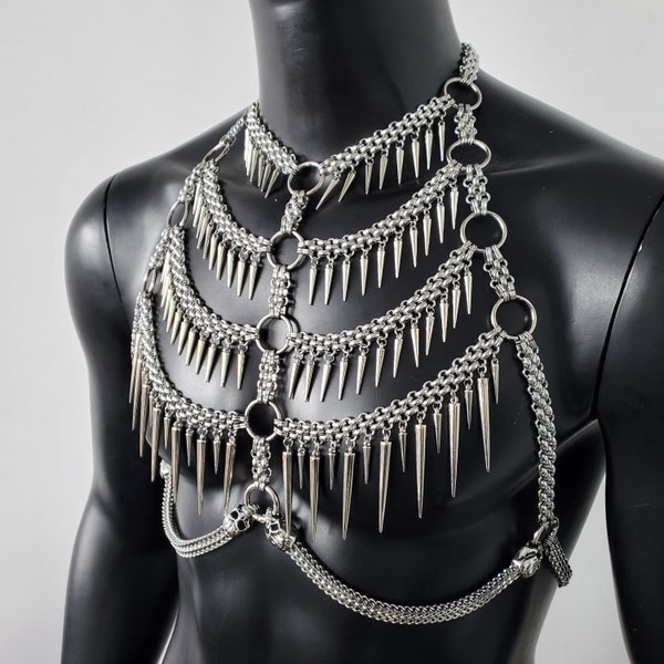 Mens Body Chain - Etsy
