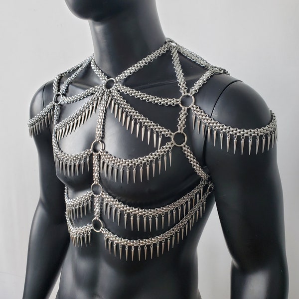 Mens Body Chain - Etsy