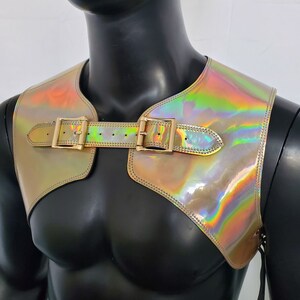 Burning Man Holographic Rave Shell Armor Vest Rave Outfit - Etsy