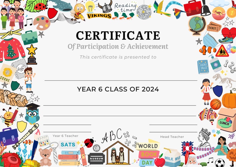 Class of 2024, Year 6 School Leavers, Primary School Leavers Gift ...