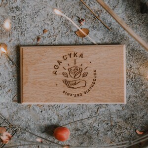 30x Oak Business Card, Business Card Design, Business Card Holder, Wood ...