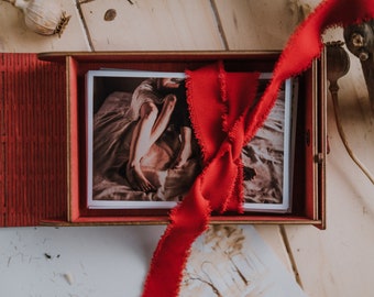 Personalized Wooden Box 5x7 Prints Photo Storage Wedding | Etsy