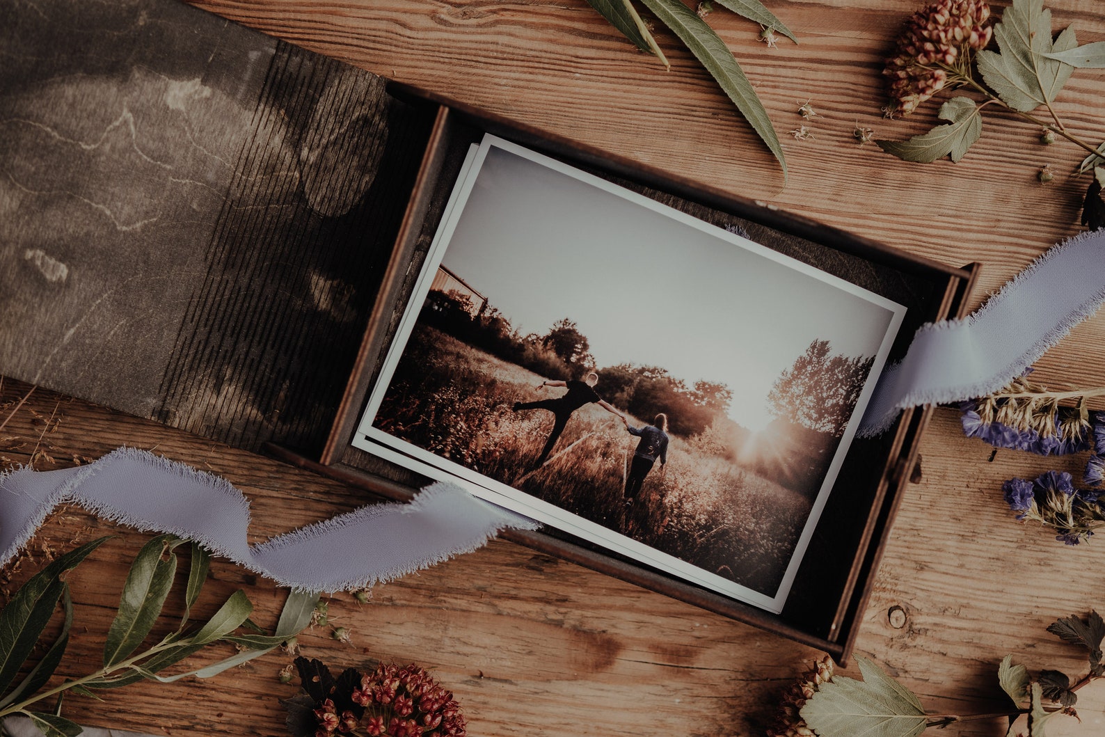 Personalized Wooden Box 5x7 Prints Photo Storage Wedding | Etsy