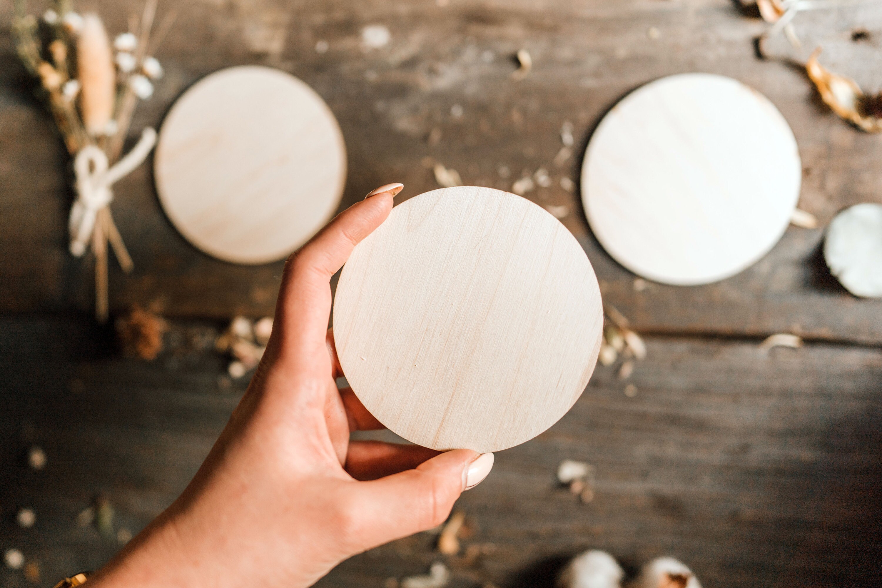 Plywood Disc Blanks Small Round Cirdle Shape Diy Circle | Etsy