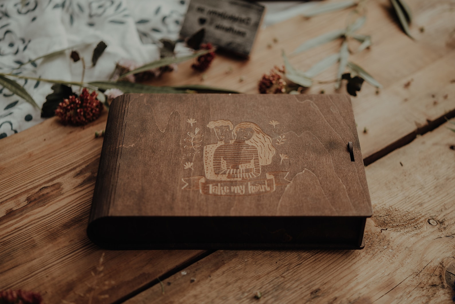 Personalized Wooden Box 5x7 Prints Photo Storage Wedding | Etsy