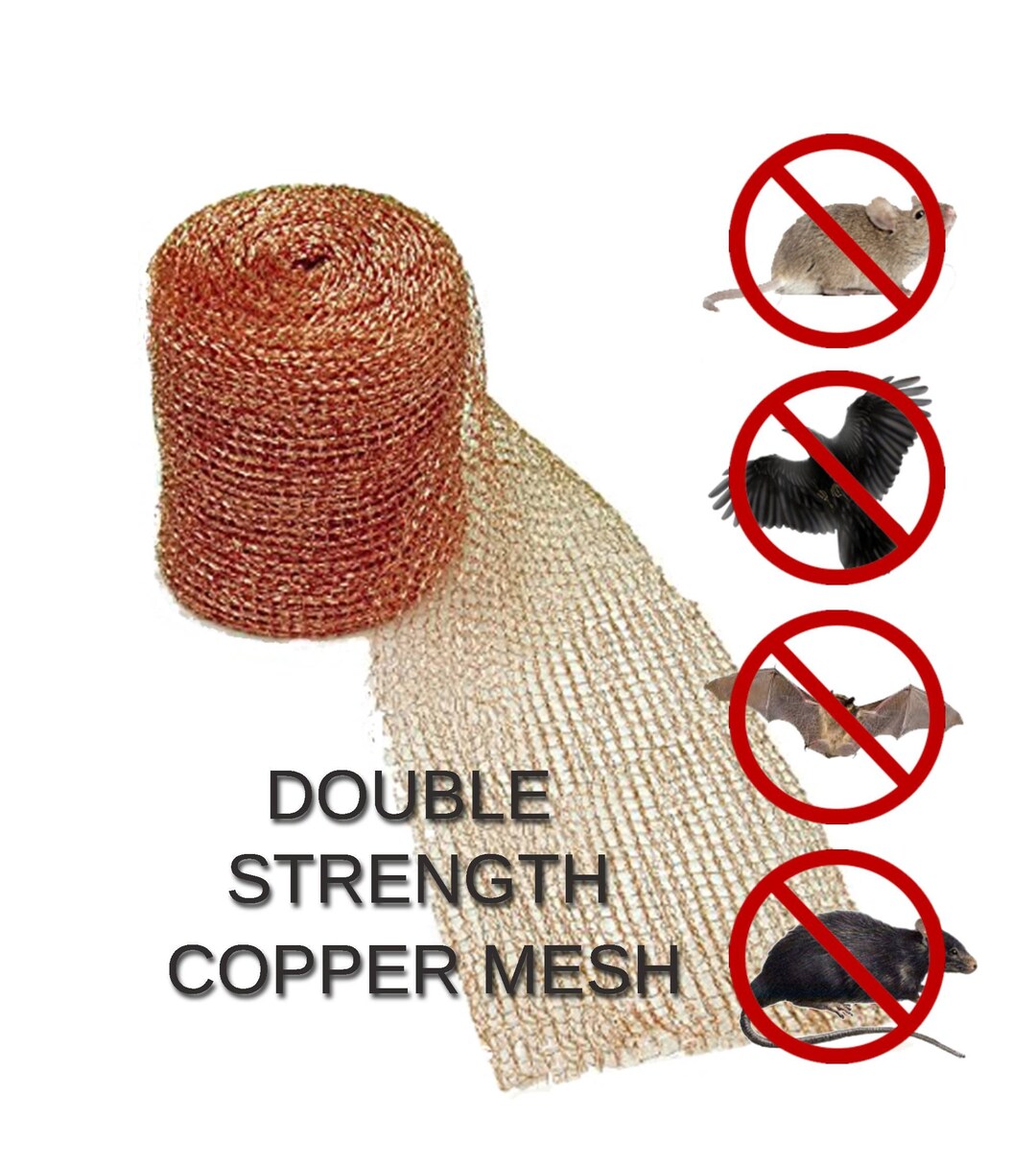 Copper Mesh Mouse Deterrent Rodent Control Bird Repellent Protect Your ...