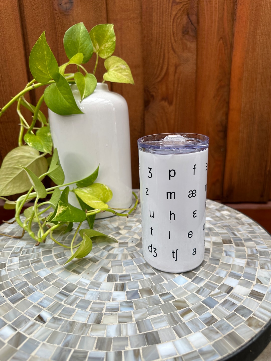 IPA Insulated Tumbler: Speech Therapist Gift, Stainless Steel Coffee ...