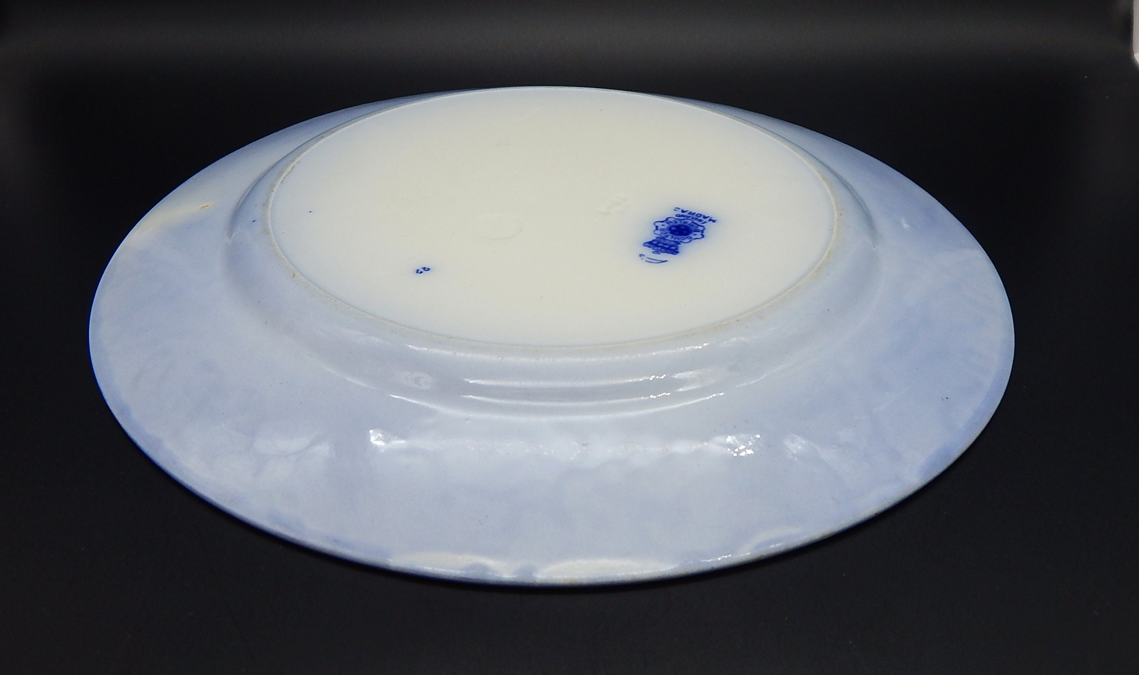 A Royal Doulton, 'madras' Pattern, Flow Blue Dinner Plate - Etsy