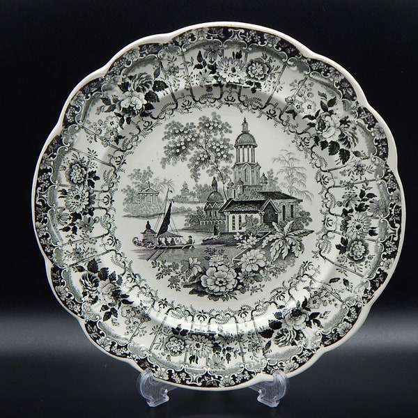 Black Transferware - Etsy