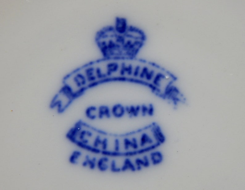 A Middleton, Delphine Crown Pottery Cup, Saucer & Tea Plate Trio - Etsy