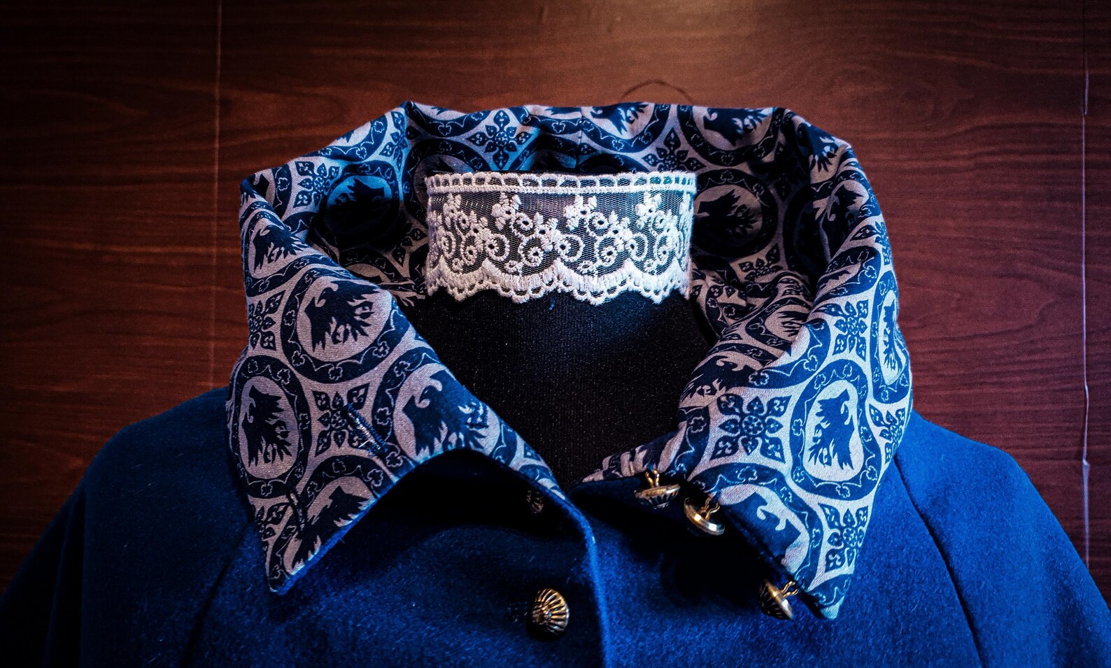Medieval Liripipe Hood From the 14th Century Made of Wool and Printed ...