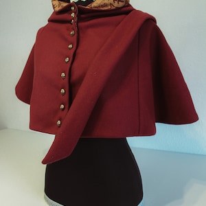 Medieval Liripipe Hood From the 14th Century Made of Wool and Printed ...